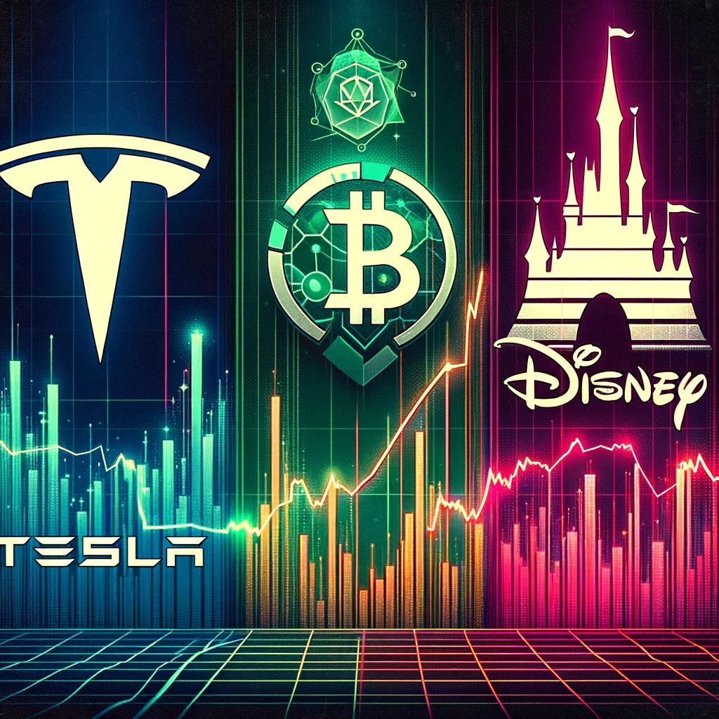 Three Stocks: Tesla, Marathon Digital, and Disney